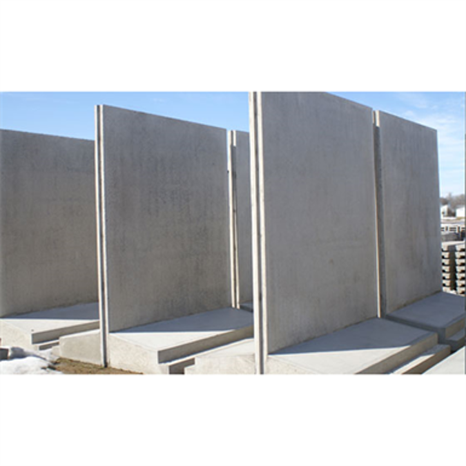 BIM objects - Free download! Load bearing precast concrete | BIMobject