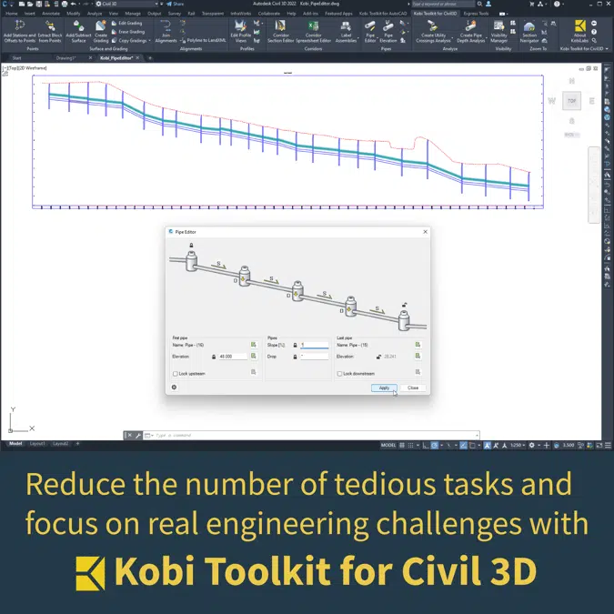 BIM objects - Free download! Kobi Toolkit for Civil 3D | BIMobject