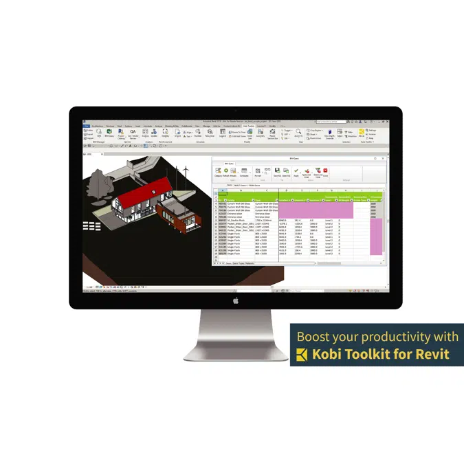 Objetos BIM - ¡Descarga gratis! Kobi Toolkit for Revit | BIMobject