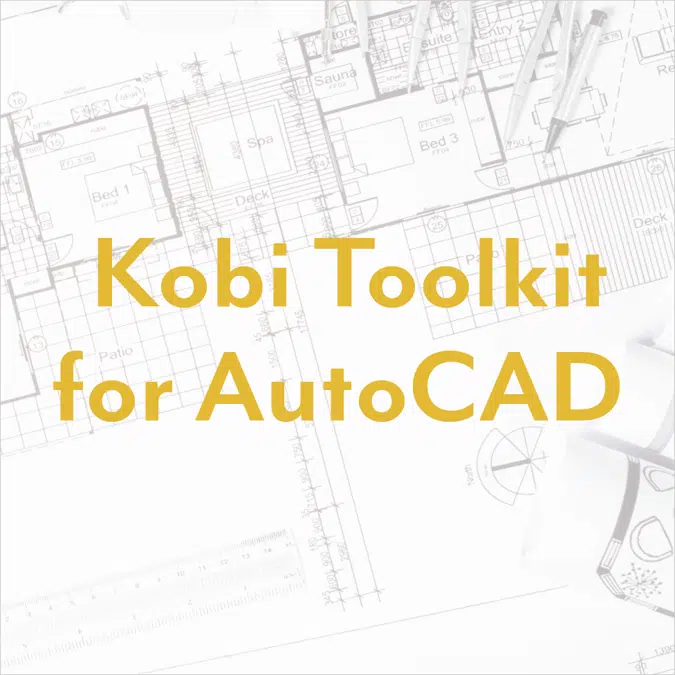 BIM objects - Free download! Kobi Toolkit for AutoCAD | BIMobject
