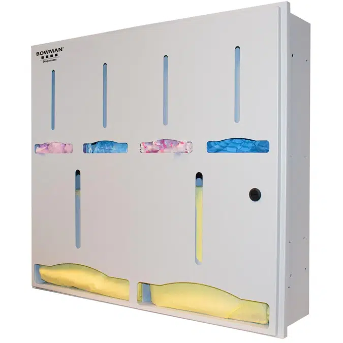 BIM objects - Free download! Semi-Recessed Protection System, RE602 ...