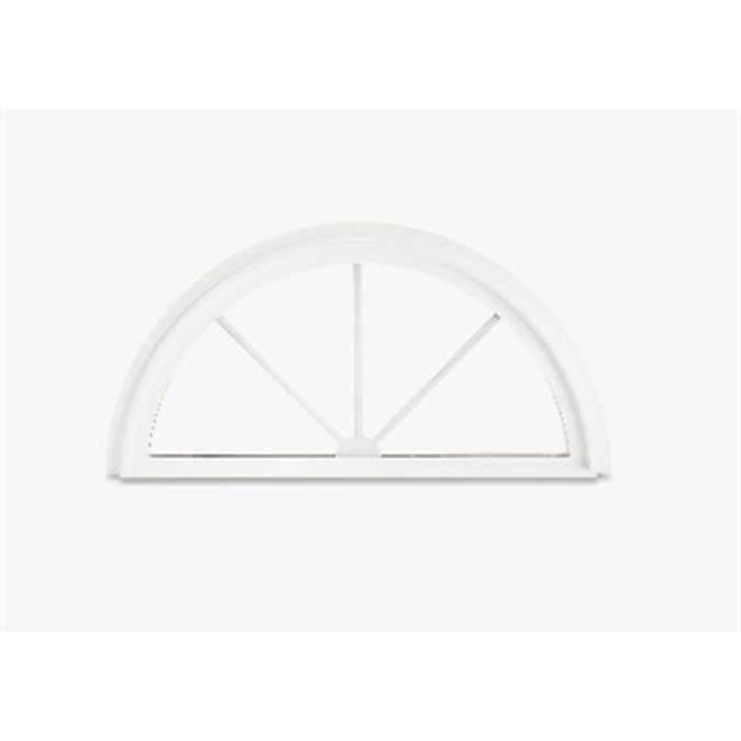 BIM objects - Free download! Elevate Direct Glaze Round Top Window ...