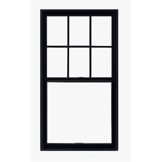 BIM objects - Free download! Essential Double Hung Window | BIMobject
