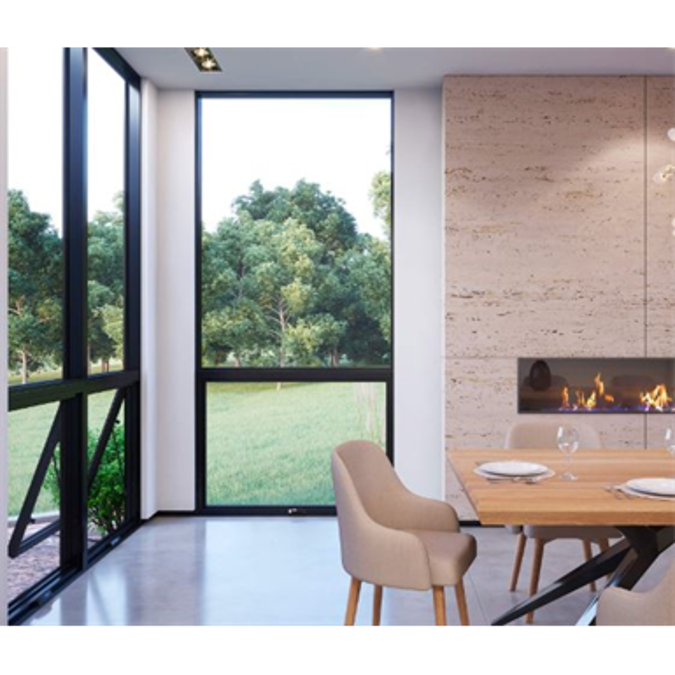 BIM objects - Free download! Modern Awning Window | BIMobject