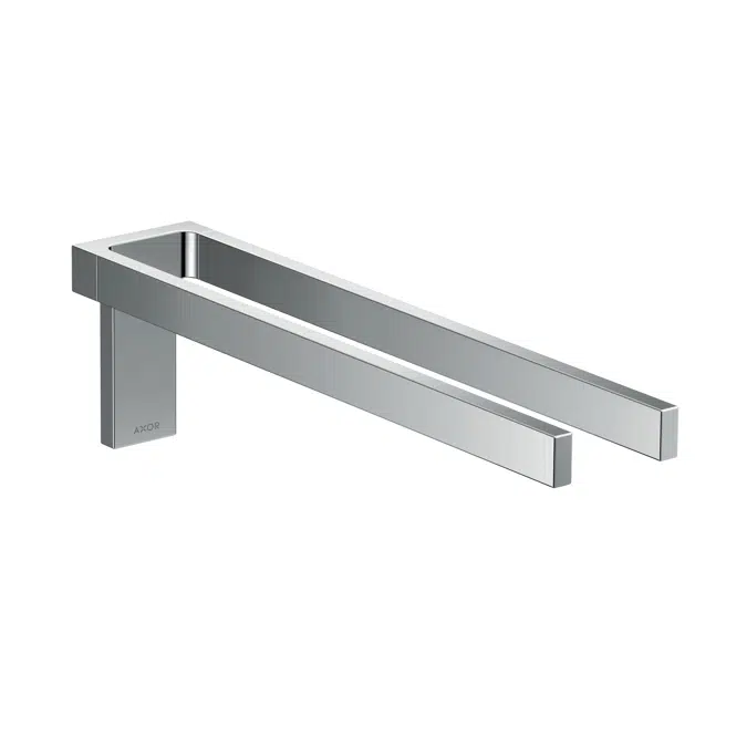 Objetos BIM - ¡Descarga gratis! AXOR Universal Rectangular Towel holder twin-handle | BIMobject