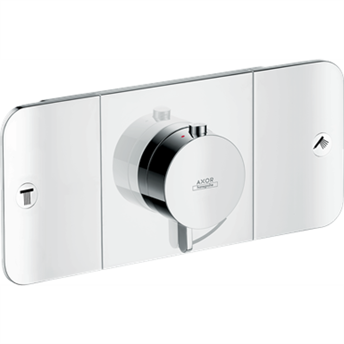 BIM objects - Free download! AXOR One Thermostat conc.2 outlet chrome ...