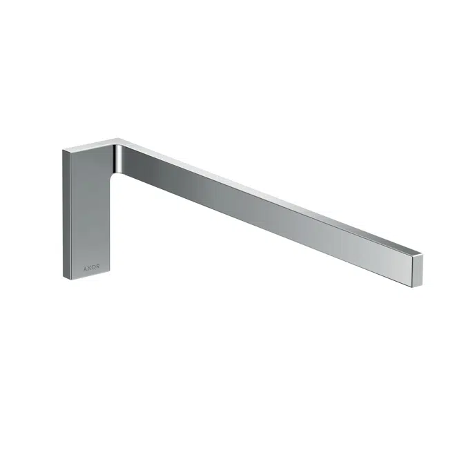 BIM objects - Free download! AXOR Universal Rectangular Towel holder | BIMobject