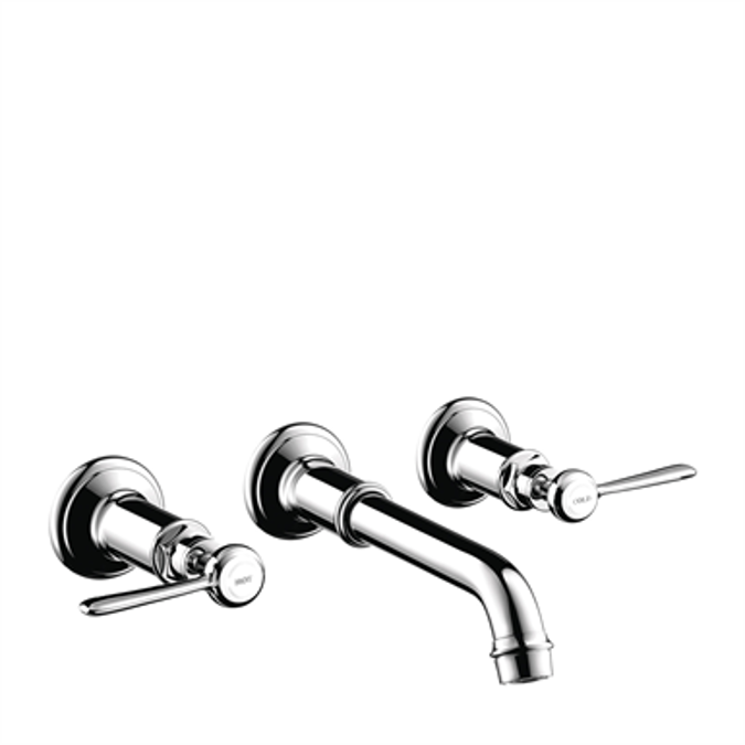 BIM objects - Free download! AXOR Montreux 3-hole basin mixer for ...