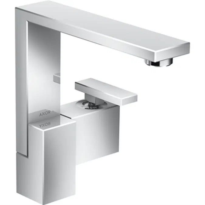 BIM objects - Free download! AXOR Edge basin mixer 190 chrome | BIMobject