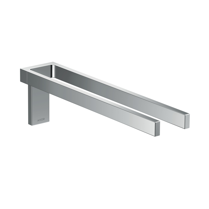Objetos BIM - ¡Descarga gratis! AXOR Universal Rectangular Towel holder twin-handle | BIMobject