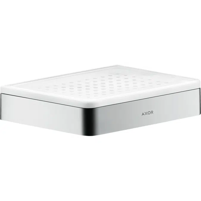 BIM objects - Free download! AXOR Universal Softsquare Soap dish/ shelf | BIMobject