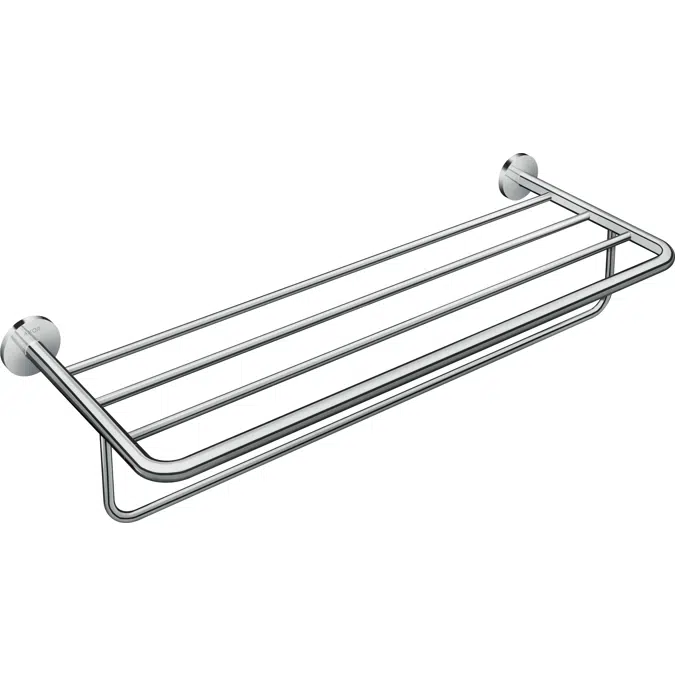 Objetos BIM - ¡Descarga gratis! AXOR Universal Circular Towel rack with towel holder | BIMobject
