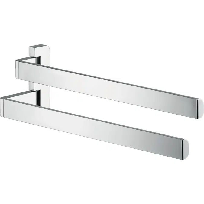 Objetos BIM - ¡Descarga gratis! AXOR Universal Softsquare Towel holder twin-handle | BIMobject