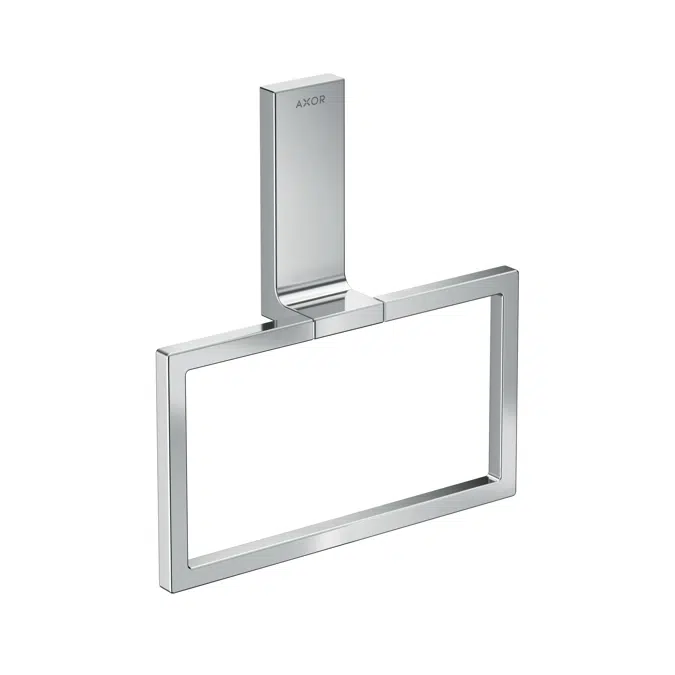 Objetos BIM - ¡Descarga gratis! AXOR Universal Rectangular Towel ring | BIMobject