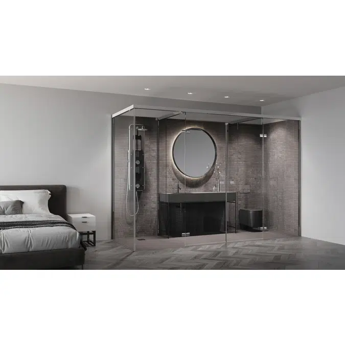 BIM objects - Free download! System 210 - Modular system - Glass ...