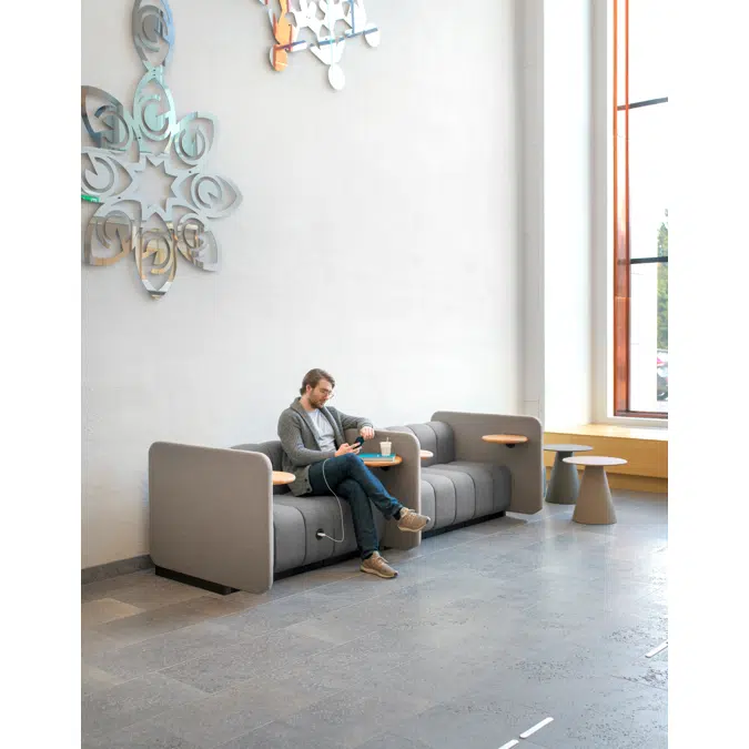 BIM objects - Free download! BOB JOB | S833 | Seat-shelf wood+Back+Seat ...