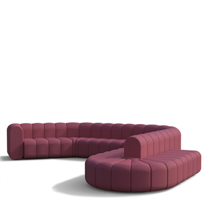 Circular Sofa Revit | Baci Living Room