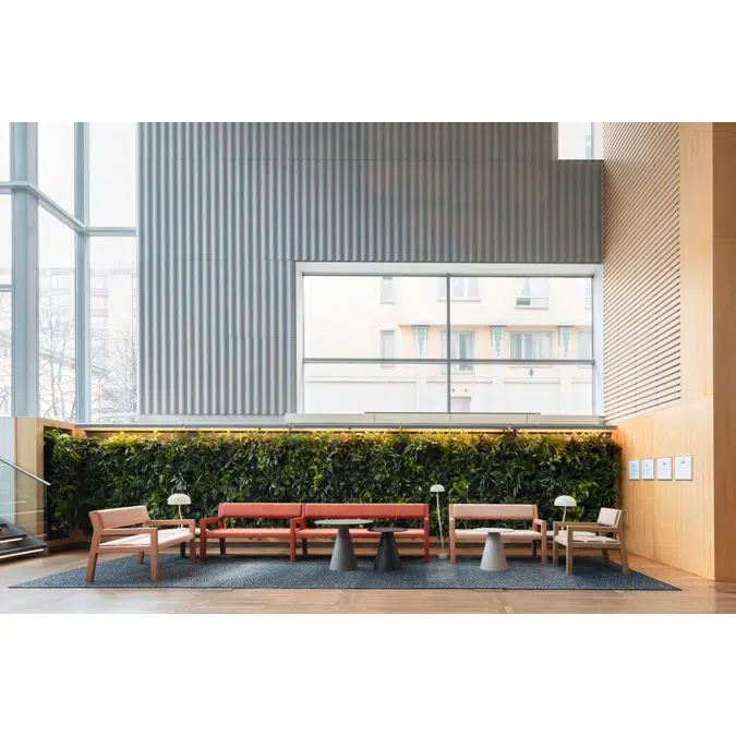 BIM objects - Free download! Park+ | S903 | 3-Seater Start-Section ...