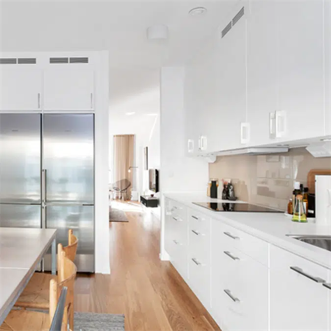 BIM objects - Free download! Corner cabinet with shelves - Stil | BIMobject