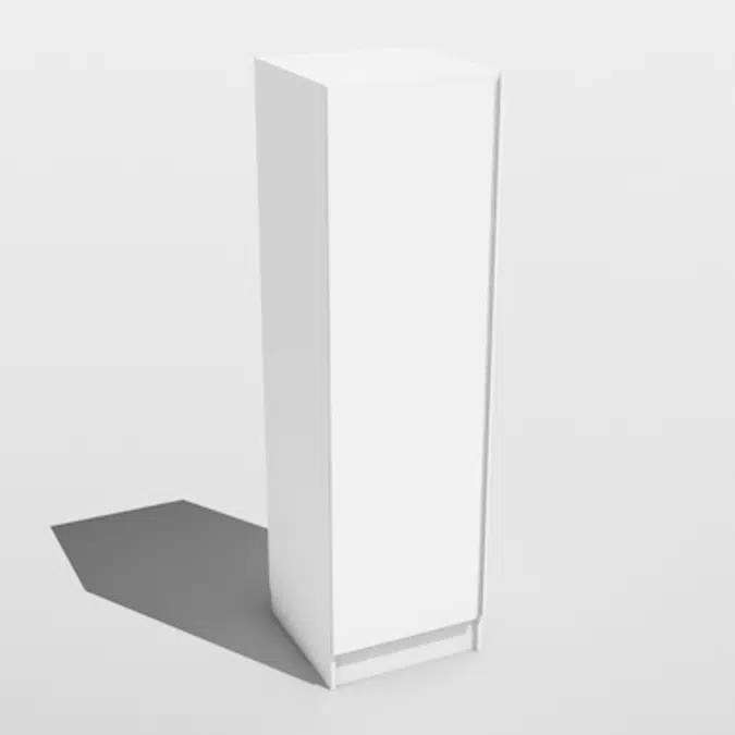 BIM objects - Free download! Tall cabinet, empty, K height - Stil ...