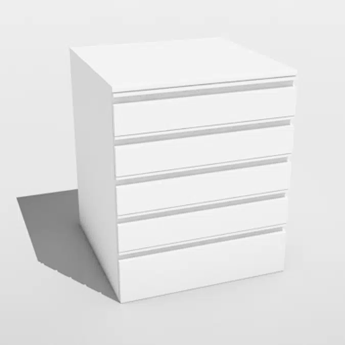 Objetos Bim - Download gratuito Base cabinet with 5 drawers - Stil ...