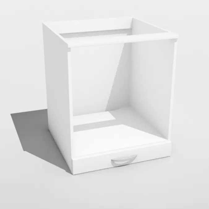 BIM objects - Free download! Base cabinet for hob and oven - Studio ...