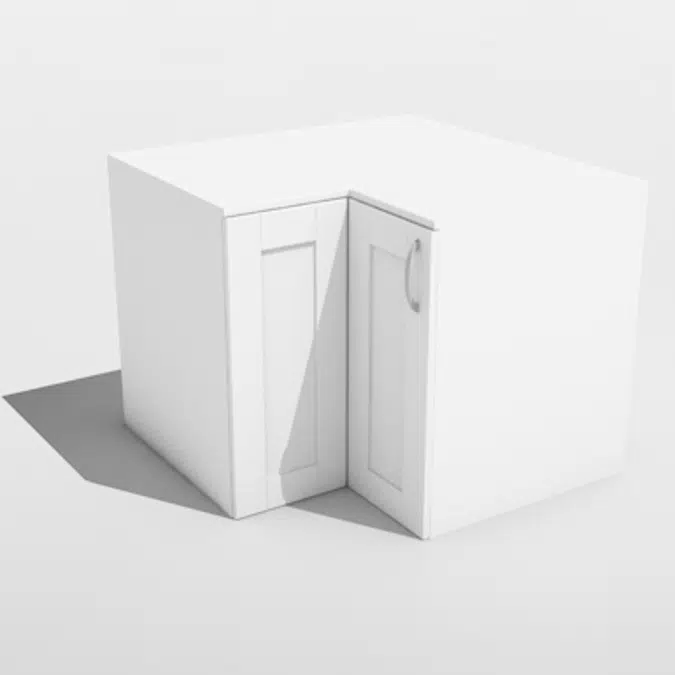 Objetos Bim - Download gratuito Corner cabinet with wire carousels 270 ...