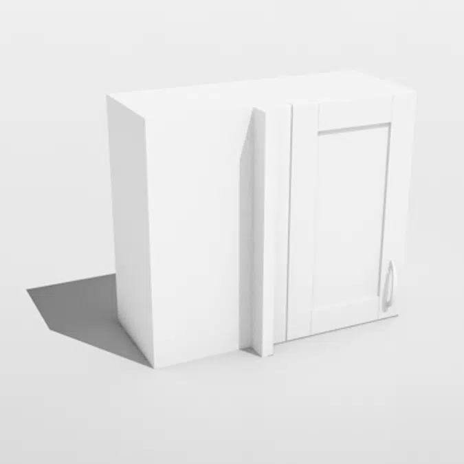 BIM objects - Free download! Corner cabinet, K height - Studio | BIMobject