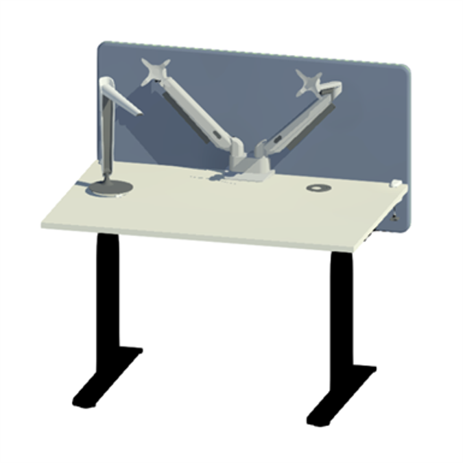 BIM object - ดาวน์โหลดฟรี! Desk showcase 2 | BIMobject