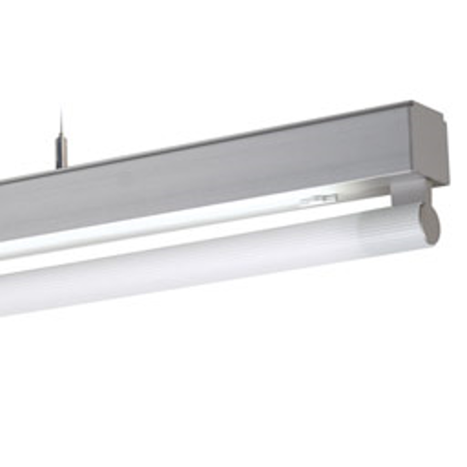 BIM objects - Free download! STICK ST5 & ST7 - Trim 21 - T5 Single Lamp ...