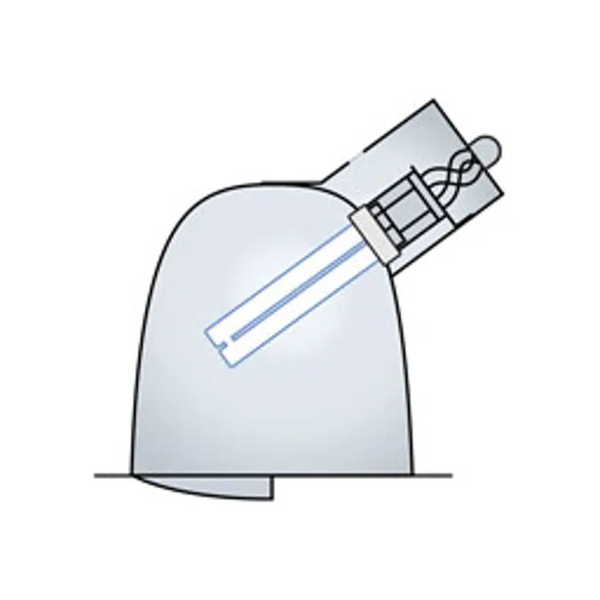 BIM objects - Free download! 6” Double Lamp Cutaway CFL Wallwasher ...