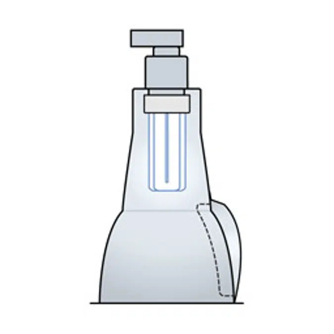 BIM objects - Free download! 5” Vertical Single Lamp Cutaway CFL ...