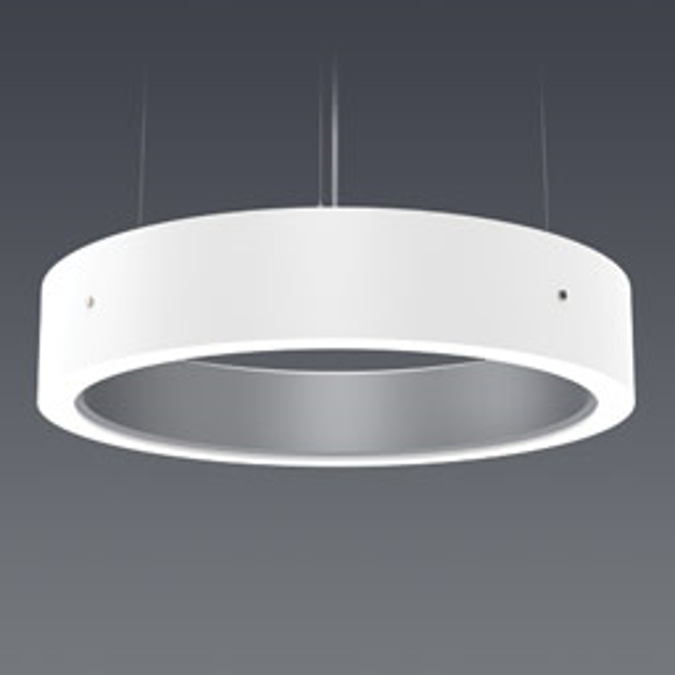 BIM objects - Free download! Cylindro III Lux White LED With Opal ...