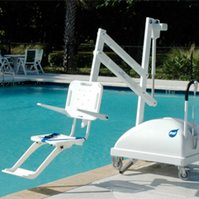BIM objects - Free download! PAL Pool Lift, Portable, 300 lb Lifting ...