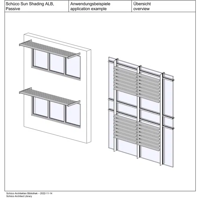 BIM objects - Free download! Sun Shading ALB, Hollow louvre blade, passive | BIMobject
