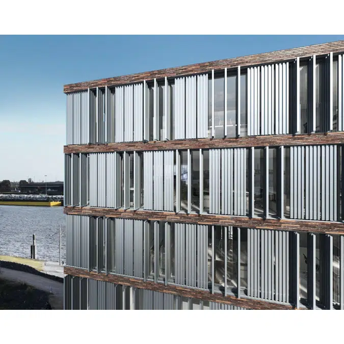 BIM objects - Free download! Sun Shading ALB, Hollow louvre blade ...