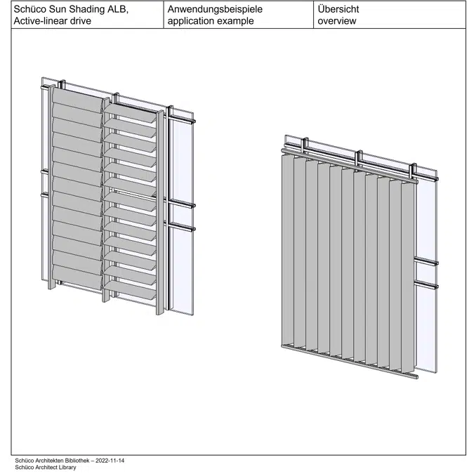 BIM objects - Free download! Sun Shading ALB, Hollow louvre blade ...