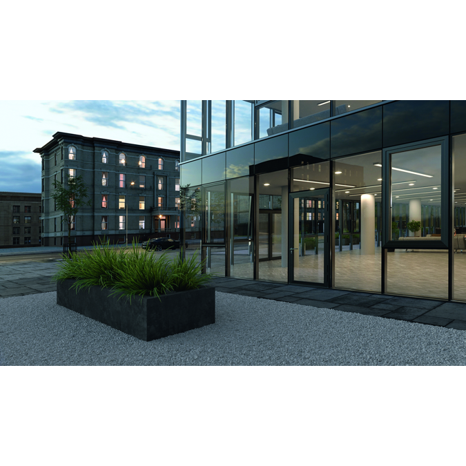 BIM objects - Free download! Door ADS 65 HD Gen2, Inward opening ...