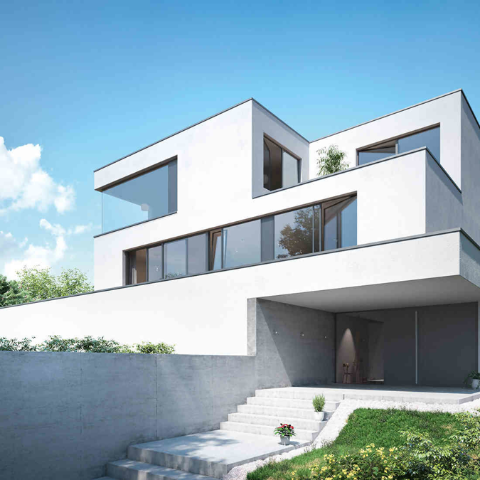 BIM objects - Free download! Window AWS 75 PD.SI, Inward opening ...