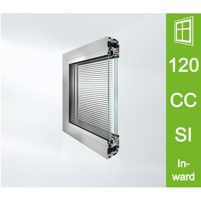 Объекты BIM - Скачать бесплатно! Window AWS 120 CC.SI, Inward opening ...