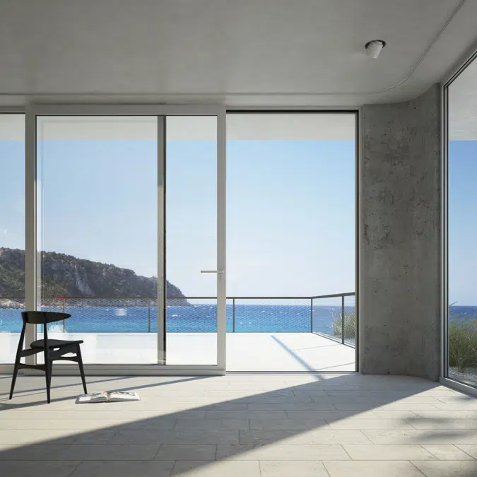 BIM objects - Free download! Window AWS 75.SI+, Tilt/Slide Easy Access ...