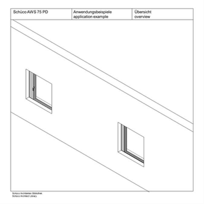 BIM 对象 - 免费下载！ Window AWS 75 PD.SI, Ventilation vent | BIMobject
