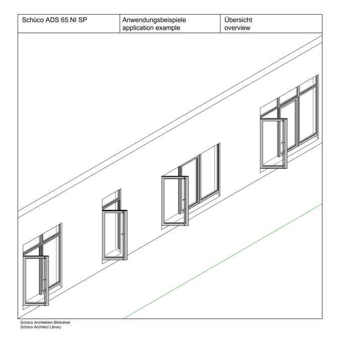 BIM objects - Free download! Door ADS 65.NI SP, Outward opening | BIMobject