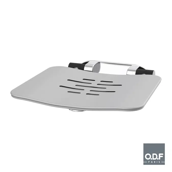 BIM objects - Free download! Wall mounted folding shower seat | BIMobject