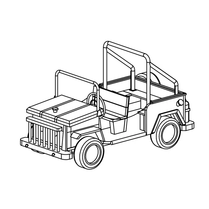 BIM objects - Free download! Off-road Vehicle | BIMobject