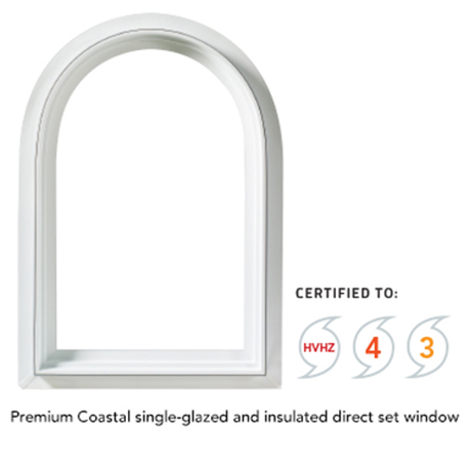 BIM objects - Free download! Premium Coastal: Direct-set Window | BIMobject