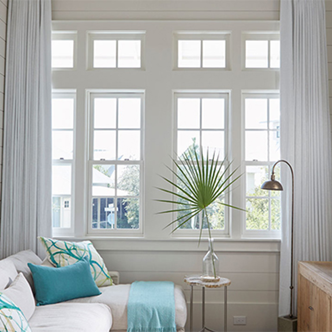 BIM objects - Free download! Premium Coastal: Double Hung Window ...