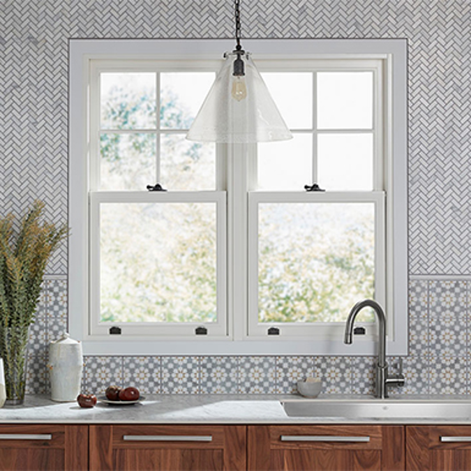 BIM objects - Free download! Premium Series: Double Hung Window | BIMobject