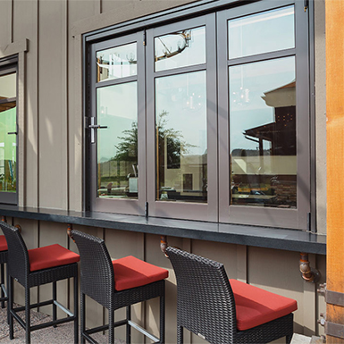 BIM objects - Free download! Premium Series: Bi-Fold Window | BIMobject