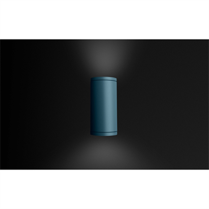 BIM objects - Free download! Cylinder Medium Wall Mount Direct/Indirect ...